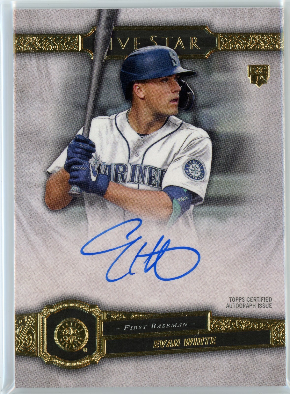 2021 Topps Five Star - Autographs #FSA-EW Evan White (AU, RC) for sale ...