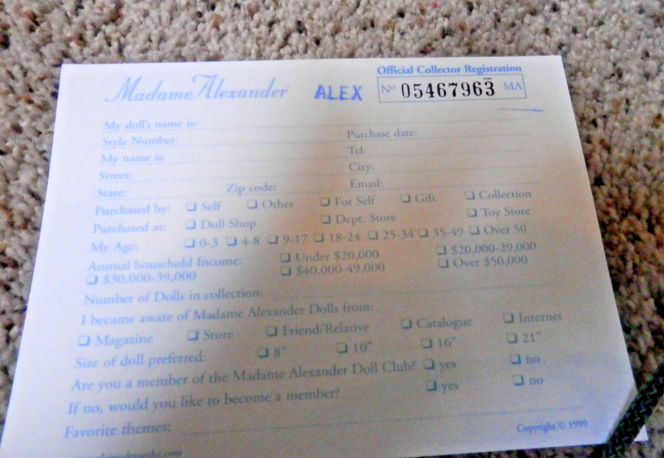 Madam Alexander Alex "Lunch at Two" | eBay