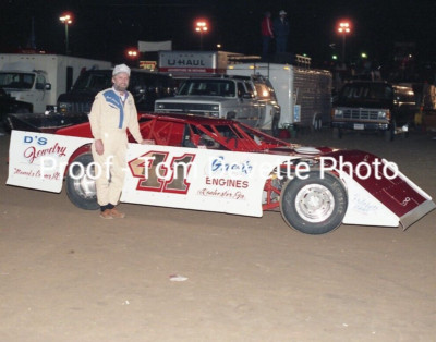 VINTAGE RACING PIX 8X10 - #1703-25 BUCK SIMMONS; 1998 VOLUSIA, DIRT ...