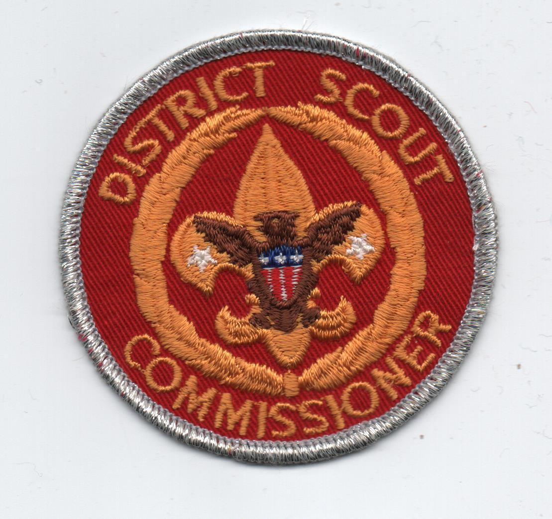 District Scout Commissioner Patch (XDSC1 1978-93), SMY Brd, Plastic ...