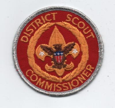 District Scout Commissioner Patch (XDSC1 1978-93), SMY Brd, Plastic ...