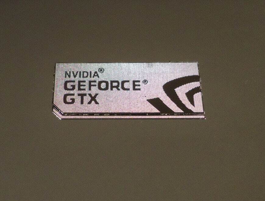 Graphics nVidia GeForce GTX Label / Aufkleber / Sticker / Logo 35x15mm ...