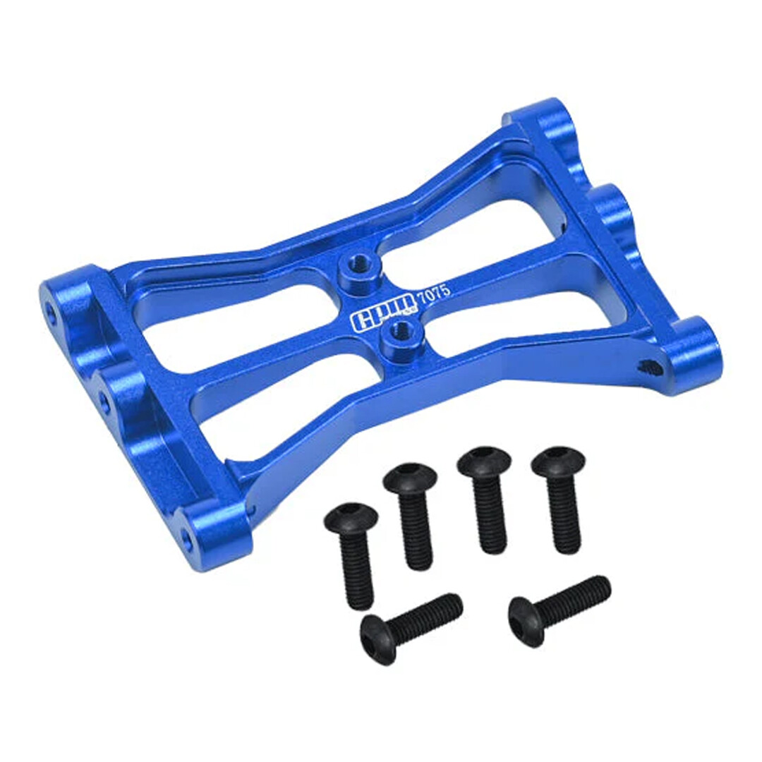 GPM Racing Aluminum 7075 Rear Chassis Crossmember Blue for TRX-4 / TRX ...