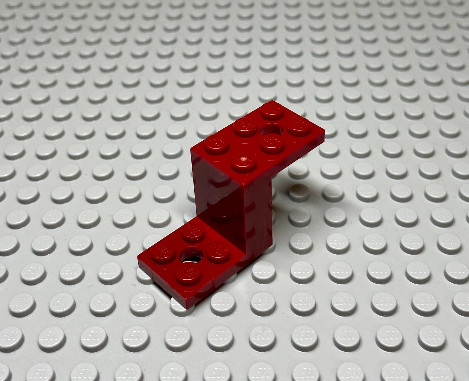 Lego Bracket 5x2x2 1/3 W. 2 Holes Bottom Stud Holder Part 76766 Dark ...