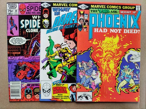 What If? 27 VG 28 VF 30 FN- Lot Of 3 1980 1981 SPIDER-MAN Marvel | eBay