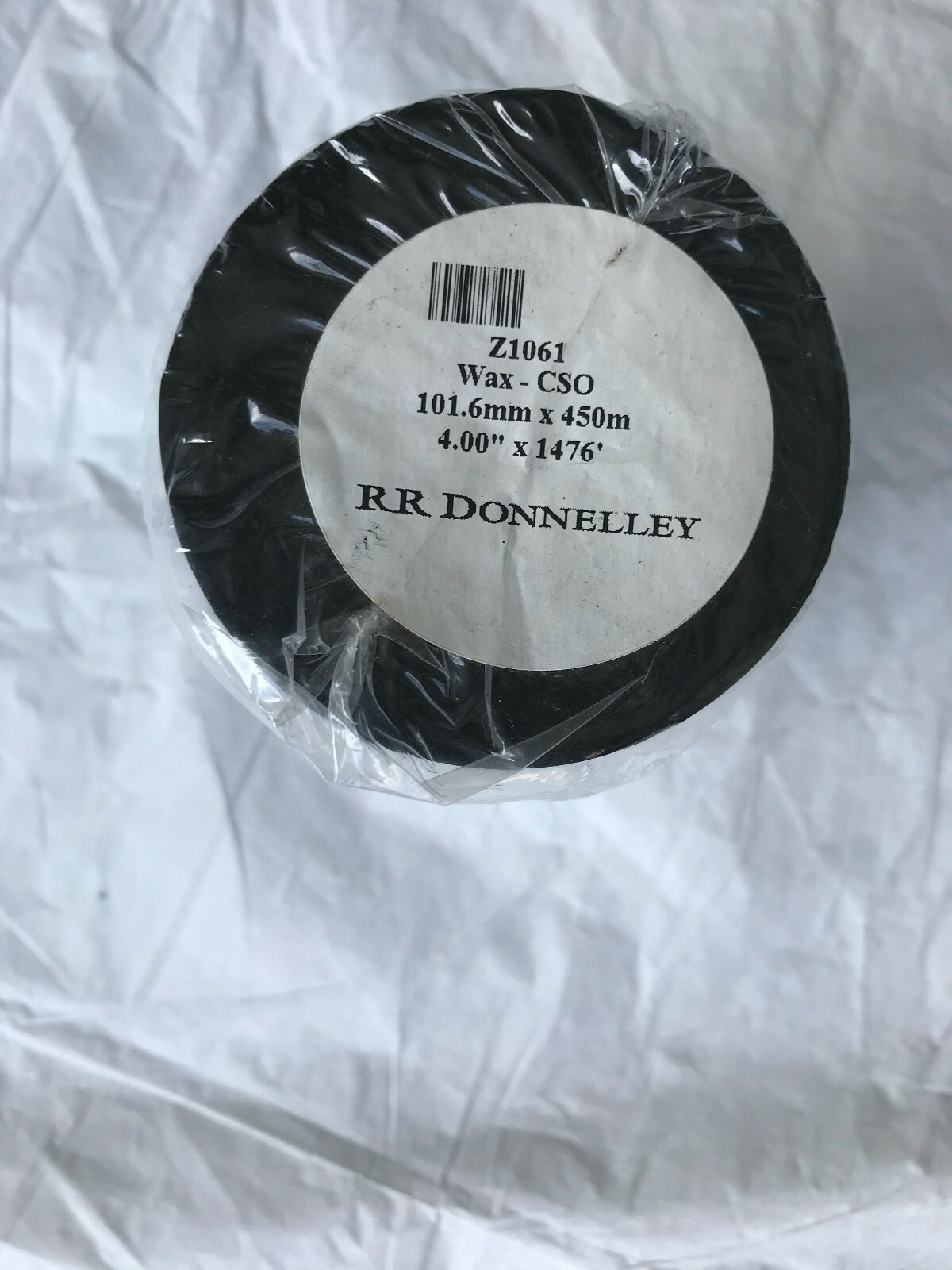 4.00" x 1476' RR DONNELLEY Wax - CSO Ribbon Thermal Transfer - Z1061 | eBay