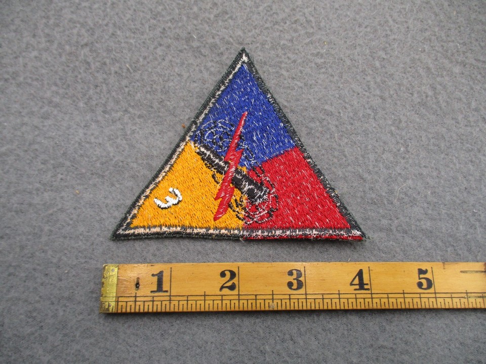 US Army 3rd Armored Division Patch S6" | eBay