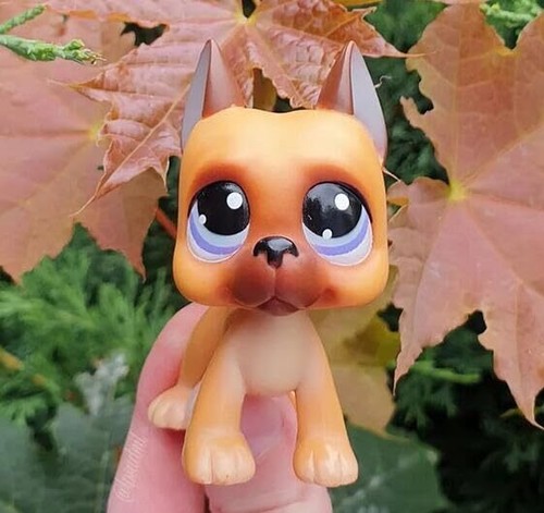 Mini Pet Shop LPS Great Dane dog 244 Who Love LPS Kids Gift Rare | eBay