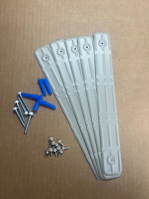 CLAY ALUMINUM STRAP AROUND GUTTER DOWNSPOUT STRAPS 2x3 | eBay