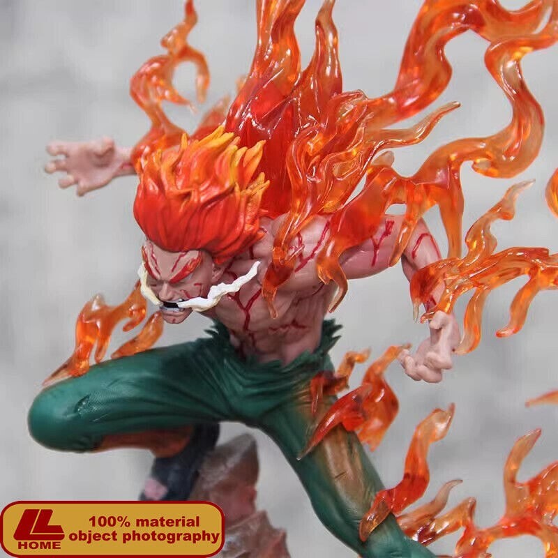 Anime ninja Night Might Guy HachimonTonkou Squat Figure Statue toy Gift ...