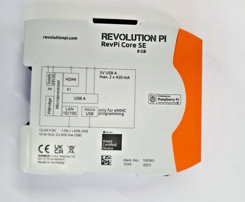 Kunbus Revolution Pi - RevPi Core SE 8 GB - SPS-Steuerungsmodul 24 V/DC ...