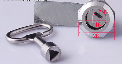 New 2pcs Triangle key lock Cabinet door lock | eBay