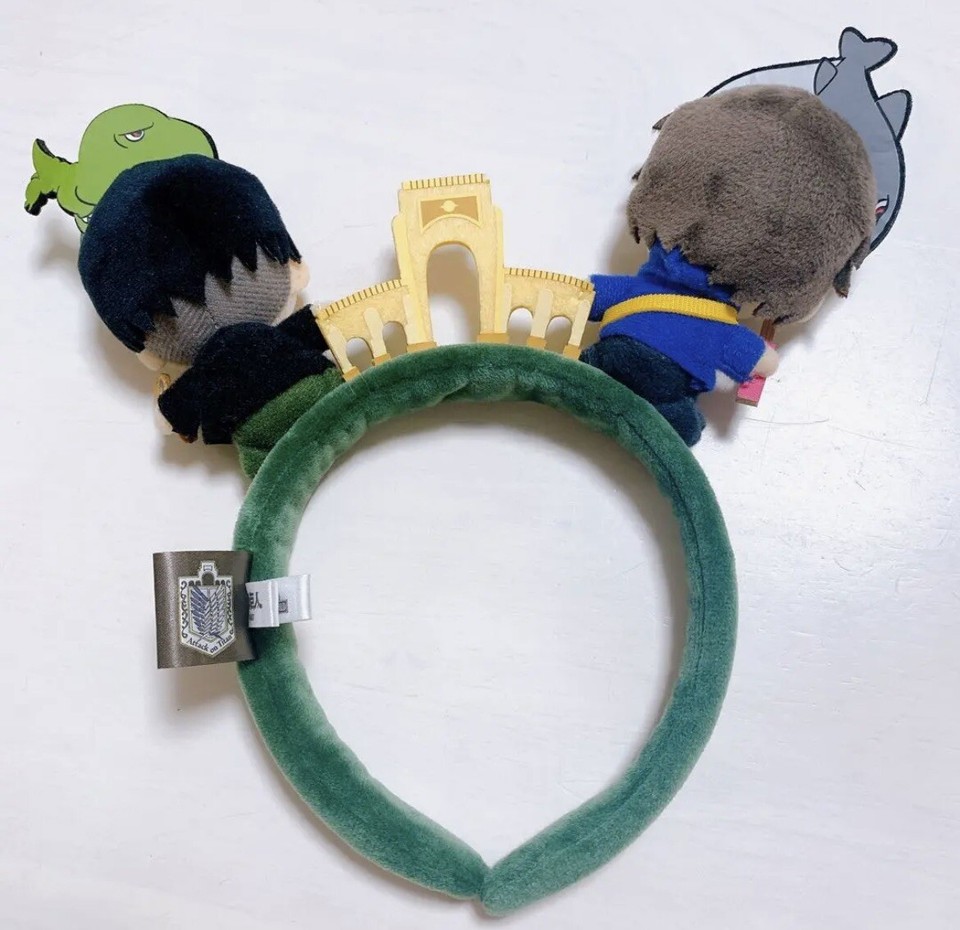 Universal Studios Japan USJ Attack on Titan Levi Eren Jaws Headband ...