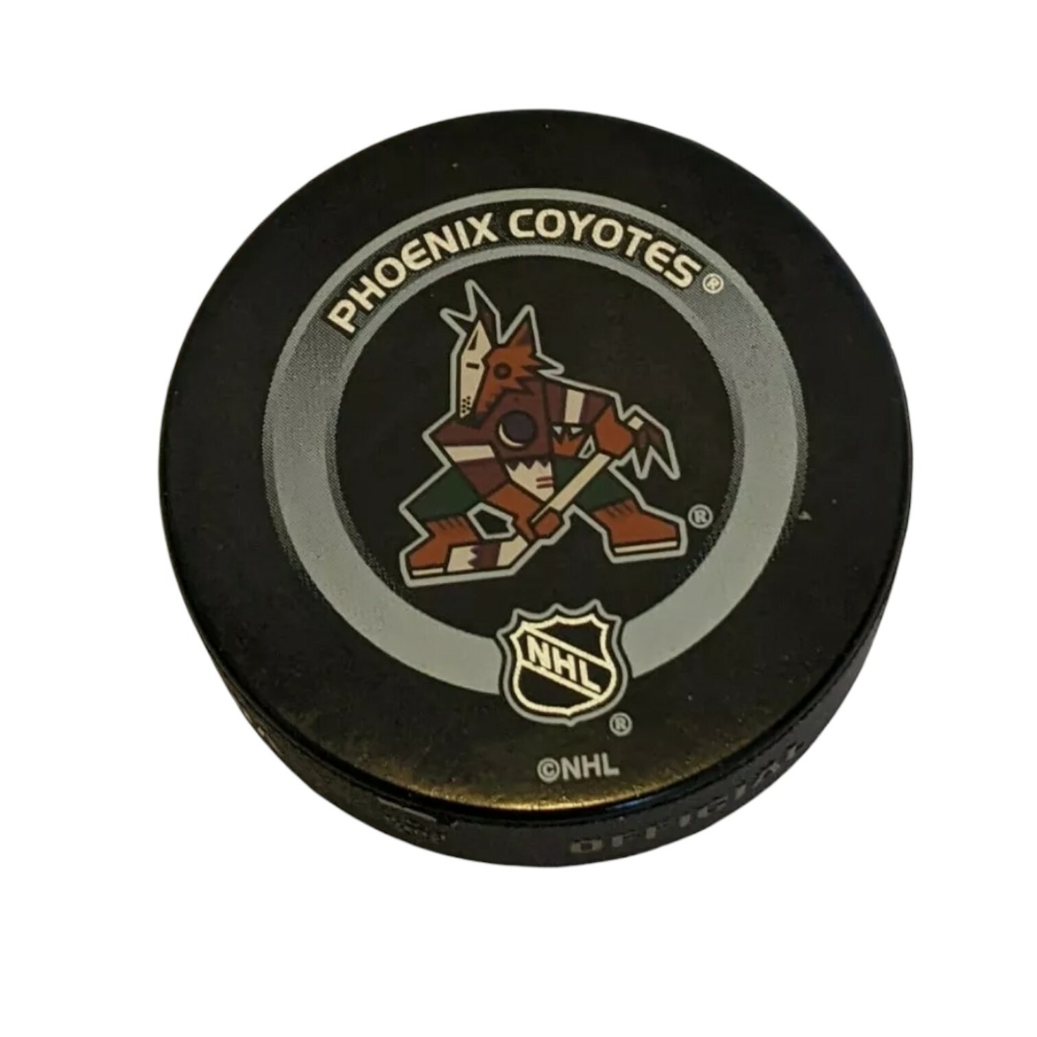 Phoenix Coyotes Official NHL Hockey Game Puck Katchina logo | eBay