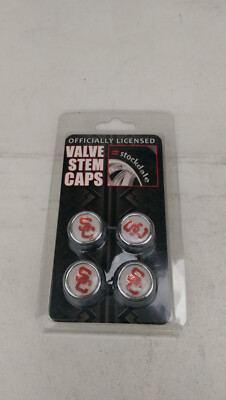 New NCAA Car Truck Chrome Finish Tire Valve Stem Caps Covers USC ...