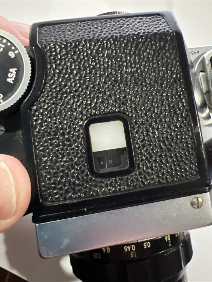 Nikon F Photomic FTN Wide 35mm SLR Film Camera 35mm f/1.2 Lens WORKING ...