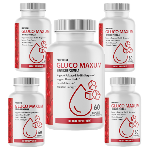 Gluco Maxum Advanced Blood Sugar Health Support - Five (5) Bottles | eBay