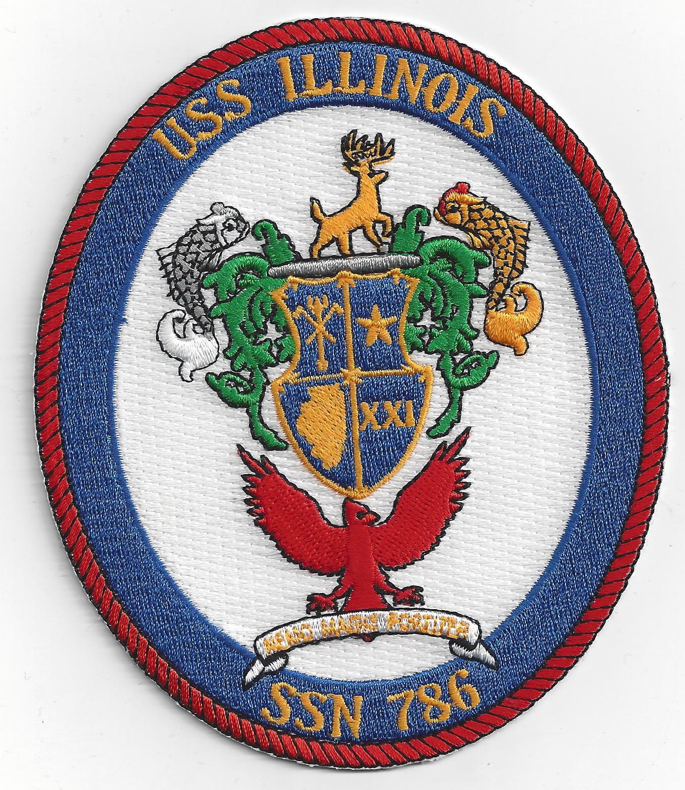 US NAVY SUBMARINE PATCH - SSN 786 USS ILLINOIS - BCP Cat no. c7130 | eBay