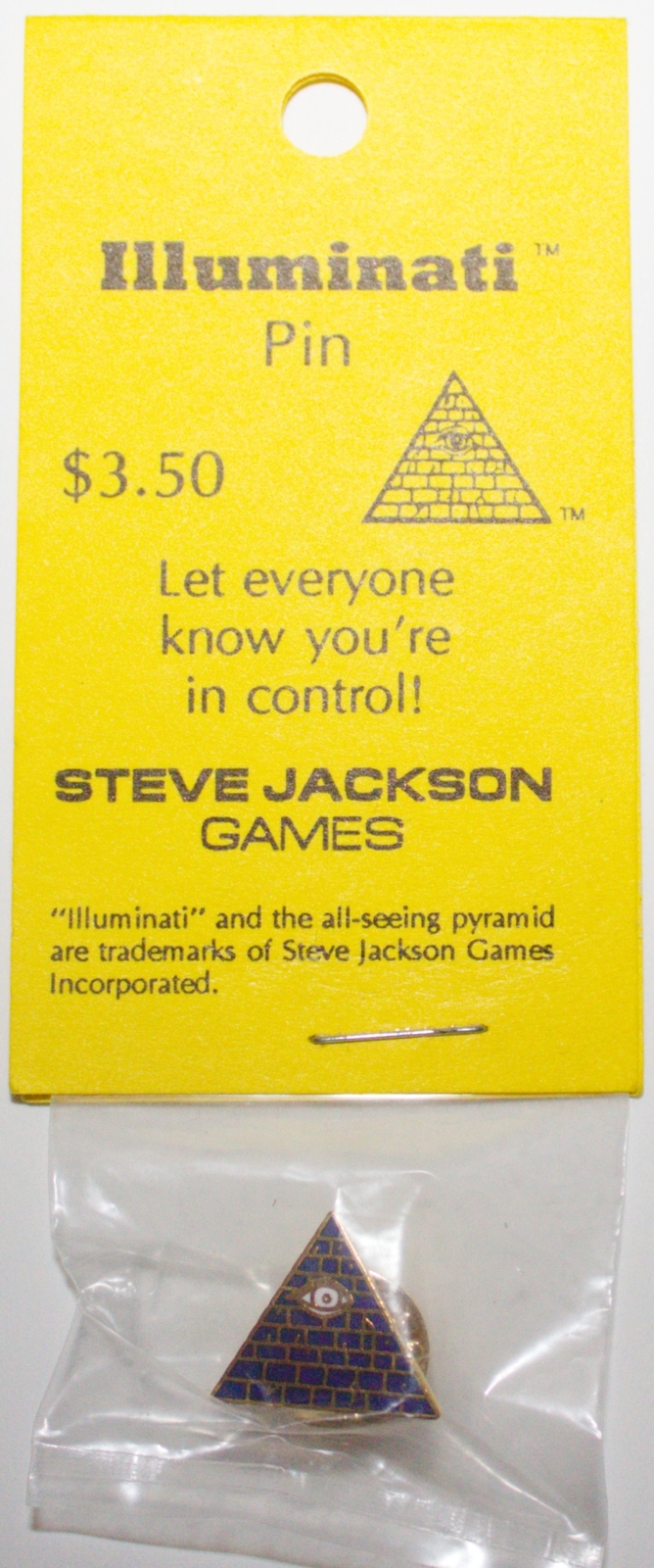 Illuminati Game Subversion & Recruitment Logo Metal Enamel Pin Steve ...