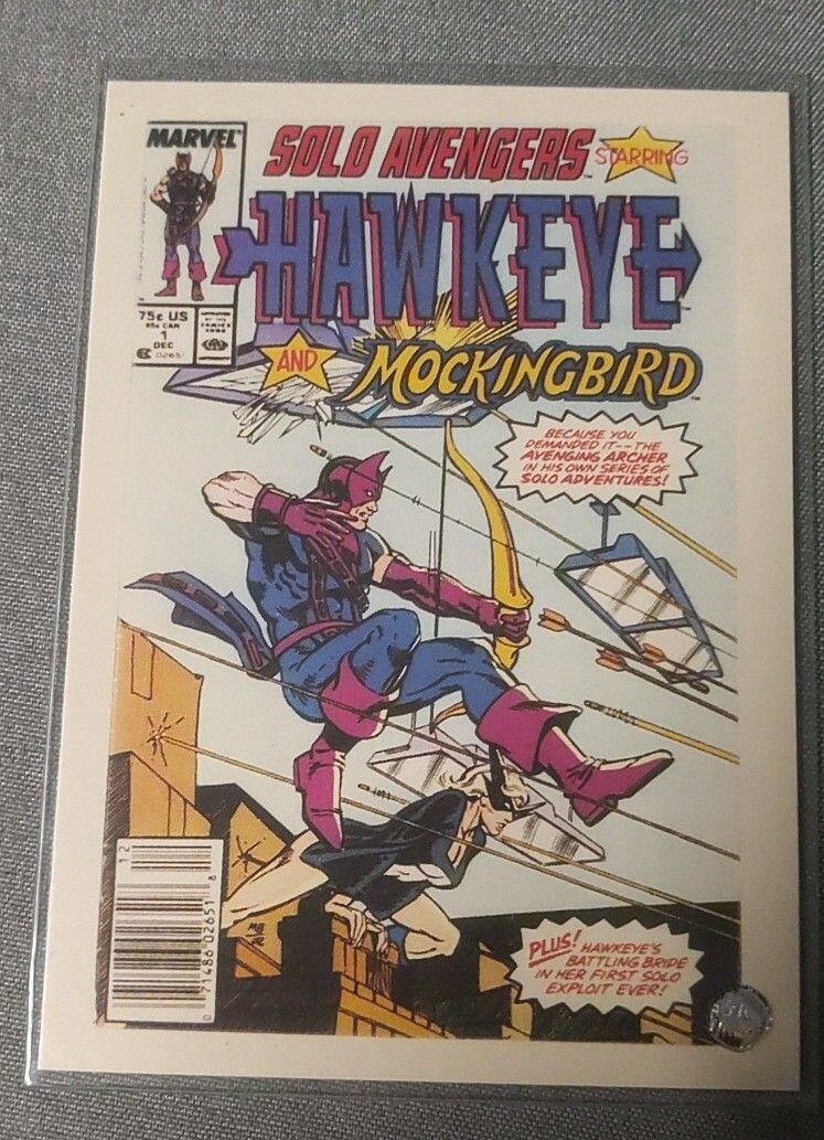 1991 Marvel 1st Covers Series 2 Trading Card - #47 Hawkeye Mockingbird ...