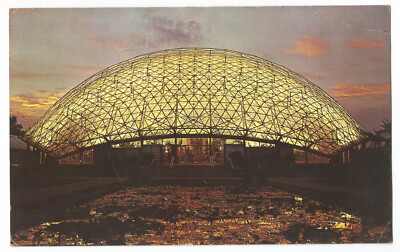 9 X 5.5 CLIMATRON-GEODESIC DOME TROPICAL DISPLAY HOUSE ST. LOUIS, MO ...