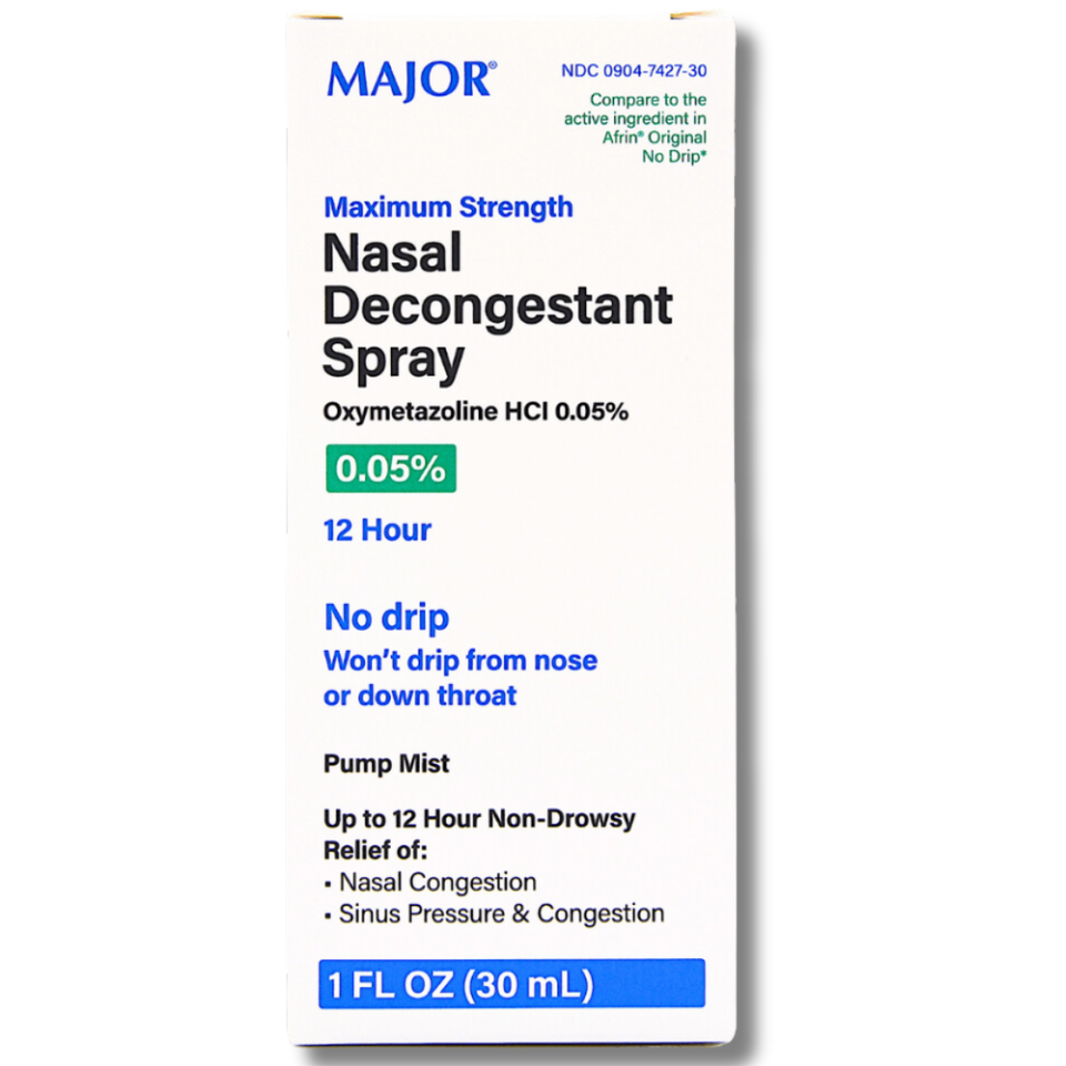 Major Nasal Decongestant Spray Oxymetazoline - 1 fl oz | Afrin 8-2026 ...