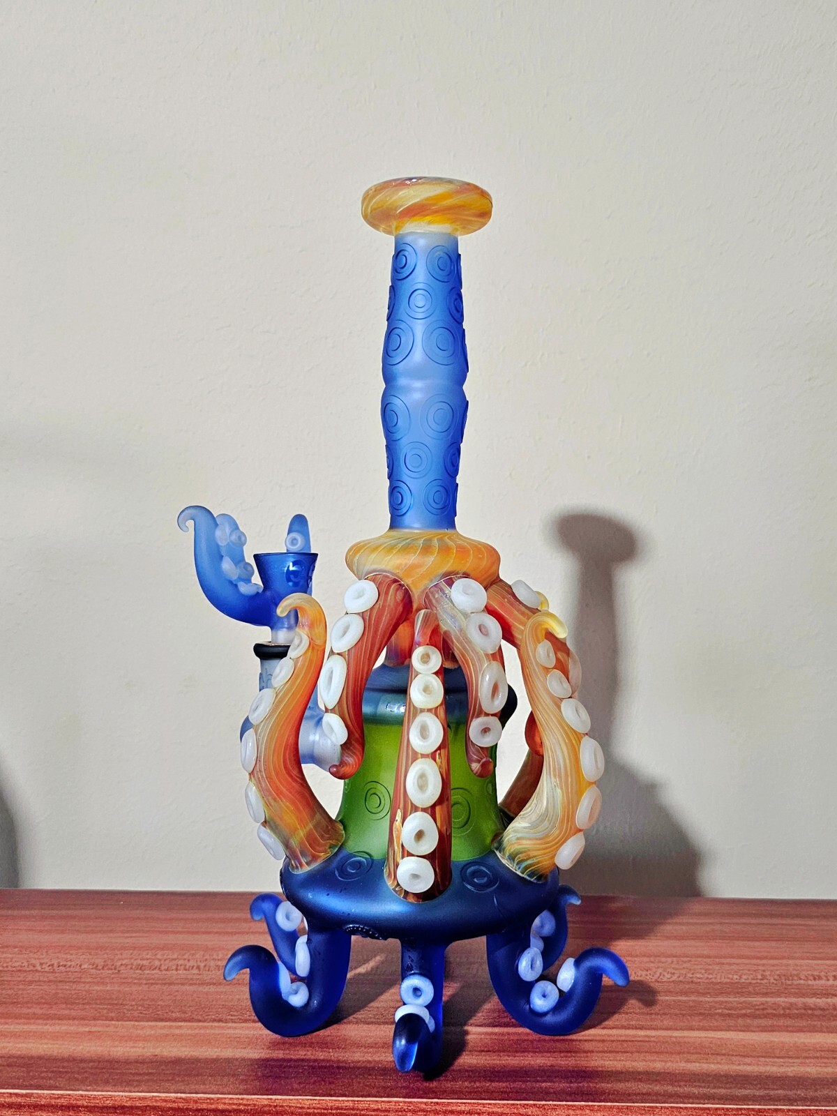 Cheech Glass 10" Octopus Glass Water Pipe Hookah Glass Pipe Bong Rig ...