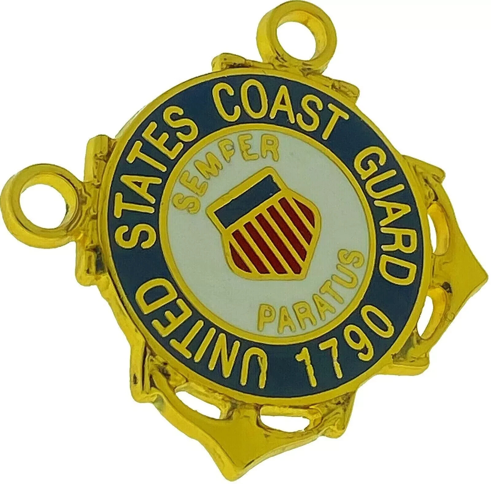 USCG United States Coast Guard Lapel Pin Semper Paratus 1790 Military 1 ...