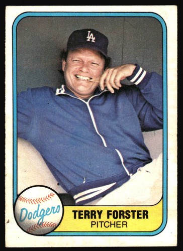 1981 Fleer Terry Forster #119 Los Angeles Dodgers | eBay