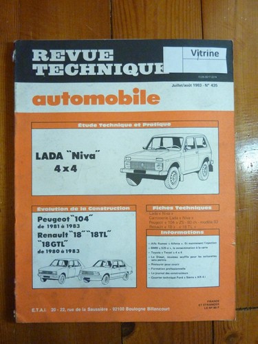 NIVA Revue Technique Lada | eBay