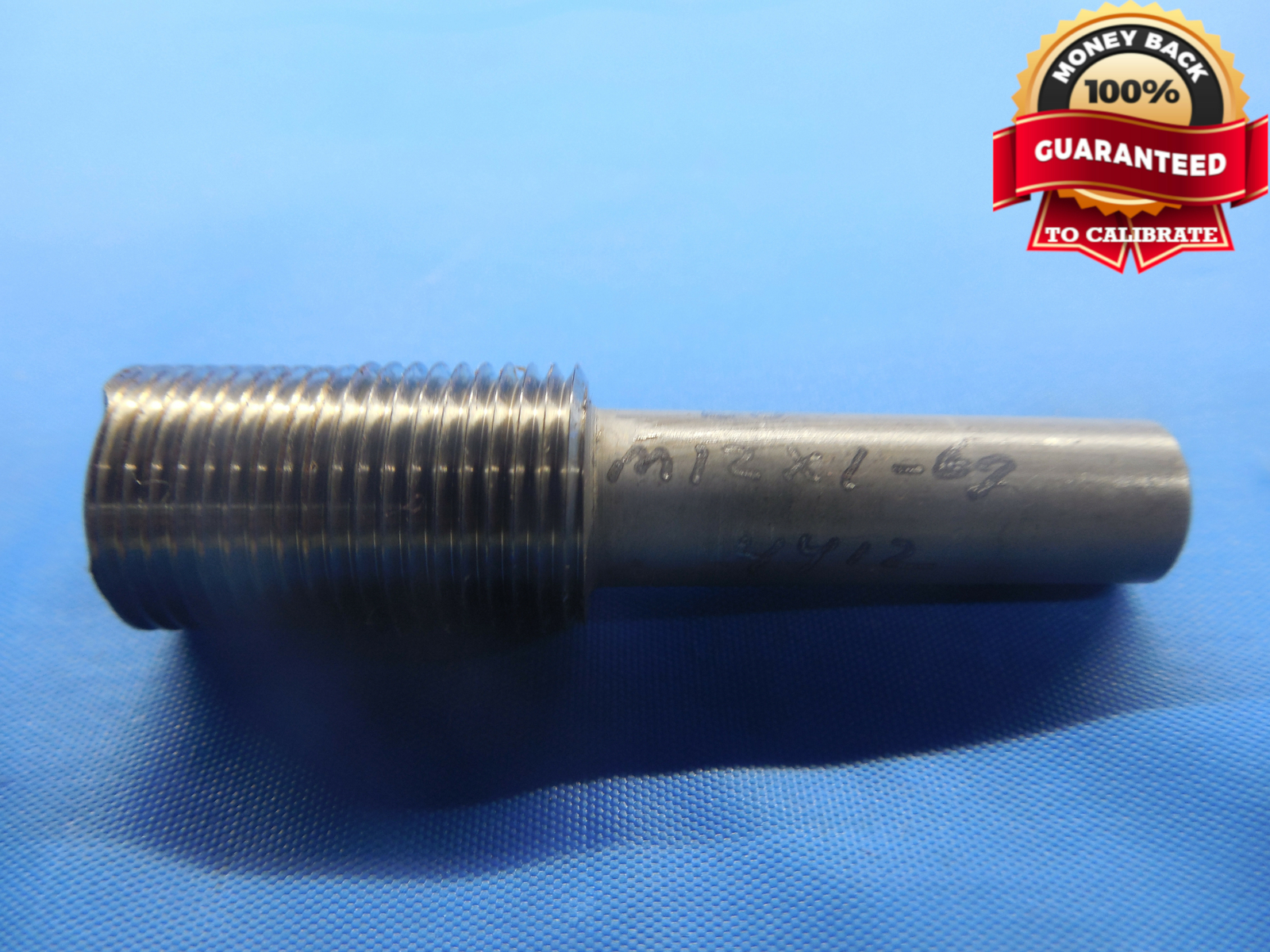 M12 X 1 6g LEFT HAND SET THREAD PLUG GAGE 12.0 1.0 NO GO PD = 11.206 mm ...
