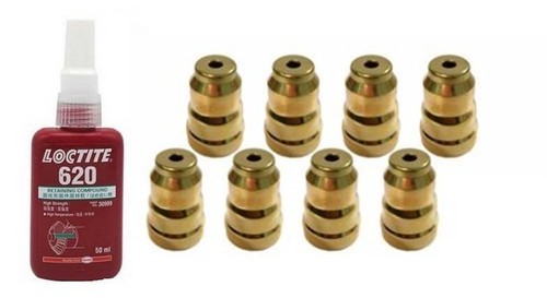 FORD POWERSTROKE 7.3 FUEL INJECTOR CUP / SLEEVE ( FULL SET OF 8 ) WITH ...