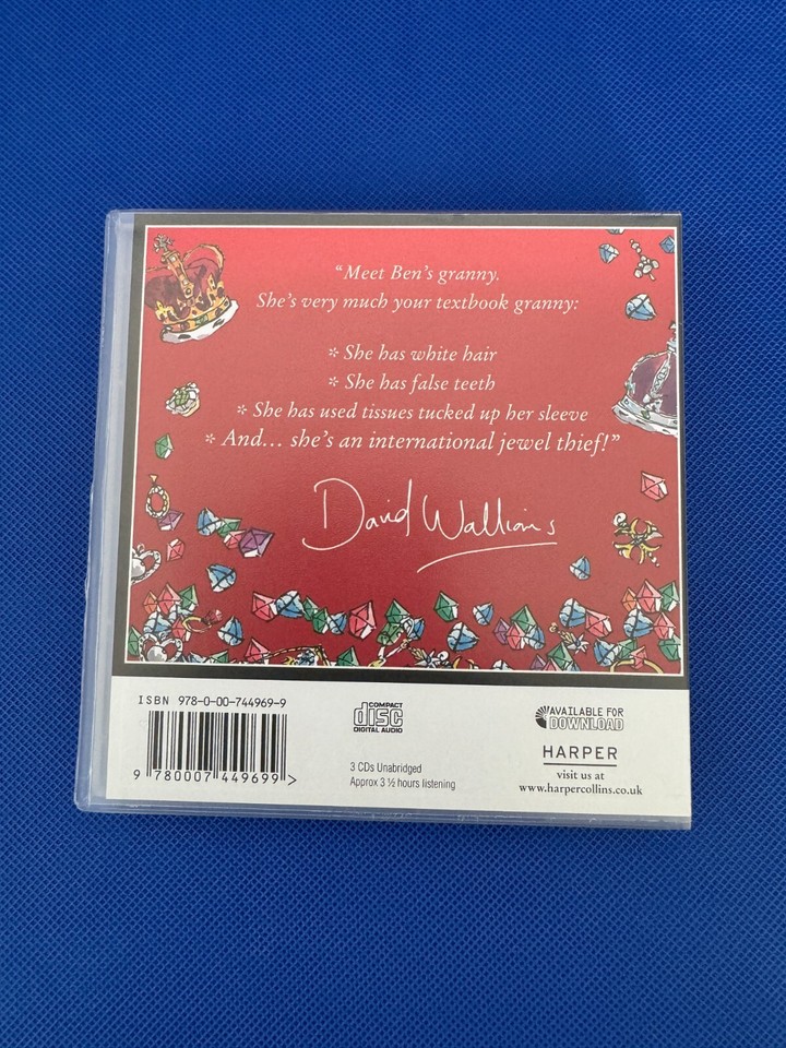 DAVID WALLIAMS - GANGSTER GRANNY - AUDIO BOOK ON CD - EXCELLENT ...