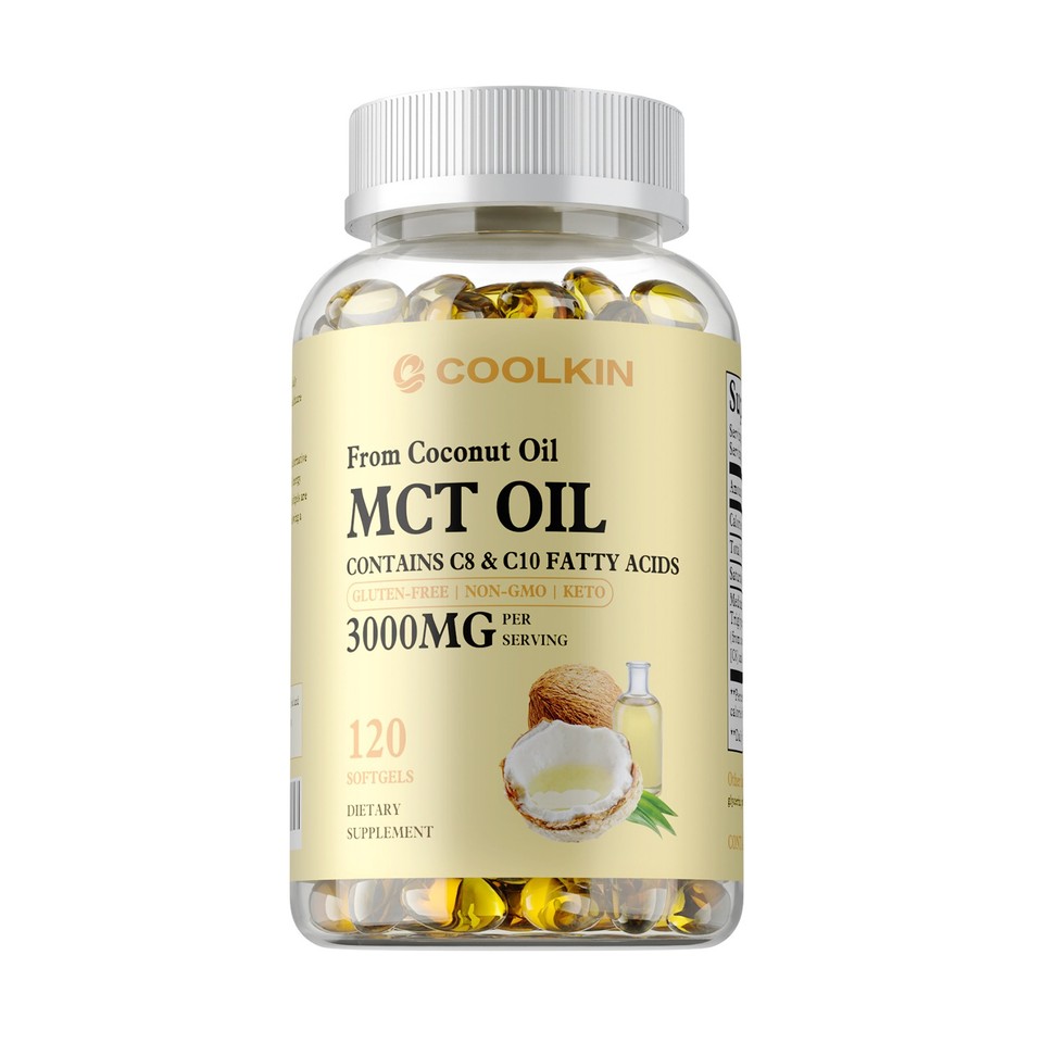 MCT OIL Capsules 3000mg - C8 C10 Weight Loss Energy Inflammation Brain ...