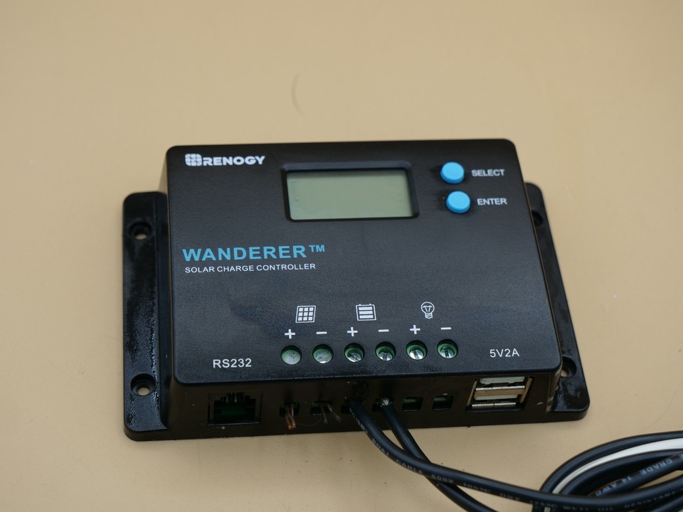 Renogy Wanderer Solar Charge Controller 12/24V RS232 RNG-CTRL-WND10 | eBay
