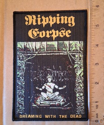 Ripping Corpse Dreaming With The Dead Big Woven Patch | eBay