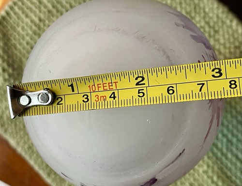 Hand Painted Abstract Blown Art Glass Bud Vase ILANIT OLAMTOV JERUSALEM ...