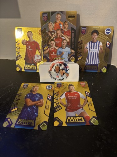 WSL Adrenalyn XL 2025 4x Golden Baller Cards INVINCIBLE RUSSO JAMES ...