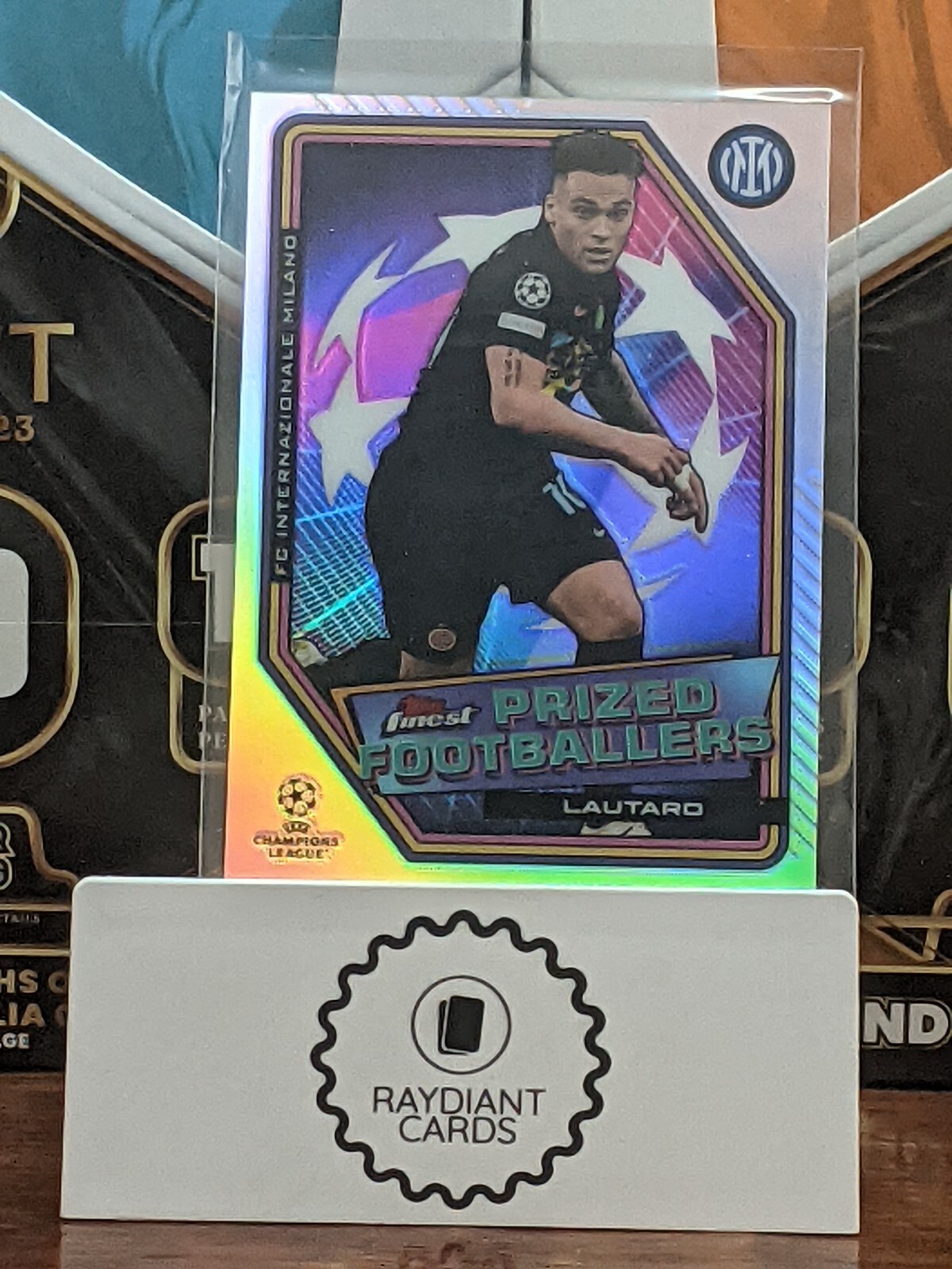 2021-22 Topps Finest UEFA LAUTARO MARTINEZ #PF-5 Prized Footballers ...