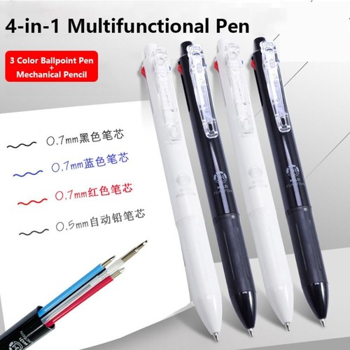Quick Drying Mechanical Pencil Red/Black/Black Ink Gel Pen School ...