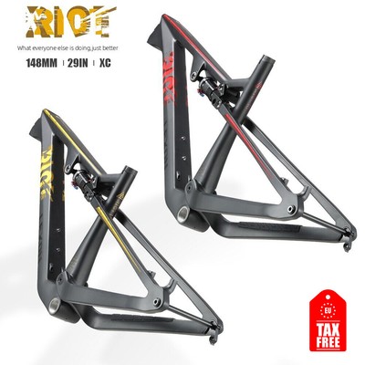 Full Suspension 29er Boost Carbon MTB Frame DH Cycling Downhill Bicycle ...