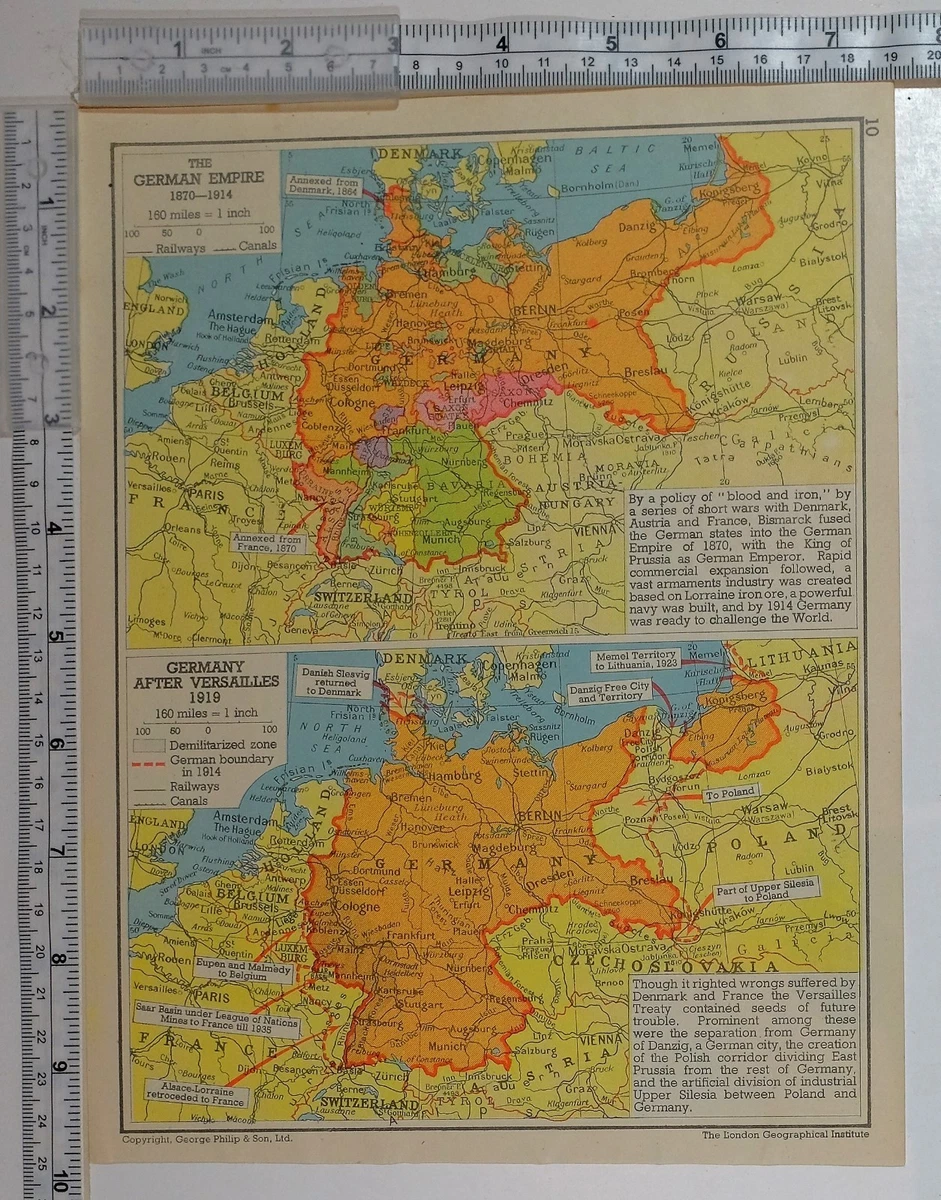 Mapa Del Imperio Aleman 1914