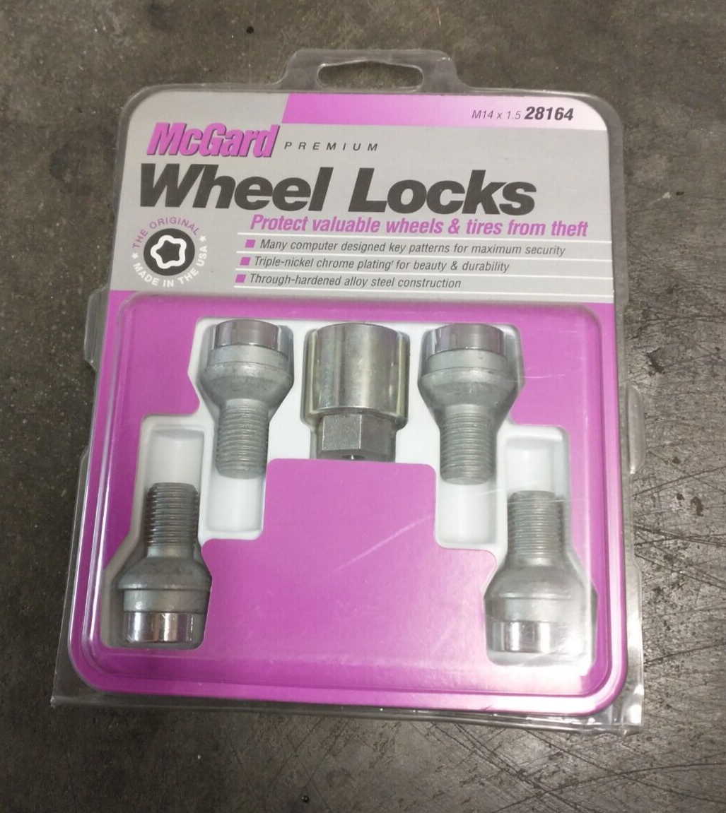 NEW! McGard 28164 Radius Wheel Lock Bolt 19mm M14x1.5 BMW Mercedes ...