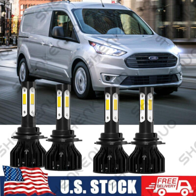 FOR 2015-2019 Ford Transit-150/250/350/350 HD - 4X LED Headlight Kit Hi ...