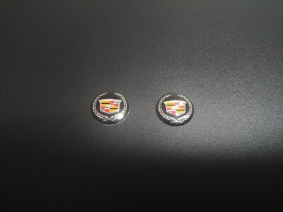 2X 14 MM EMBLEMS (LOGO) FOR CADILLAC - CAR KEY FOB REPLACEMENT STICKER ...