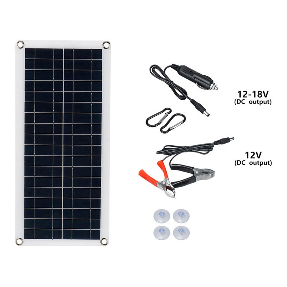 1000W Watt 100A 12V Volt Mono Solar Panel Kit Battery Charger Caravan ...