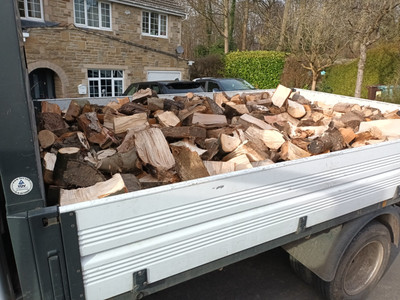 logs / fire wood bulk bags or tipper load bradford LOCAL DELIVERY ...