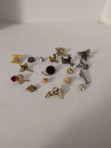 Lot of 18 Vtg Pins Tie Tack Hat Pins | eBay