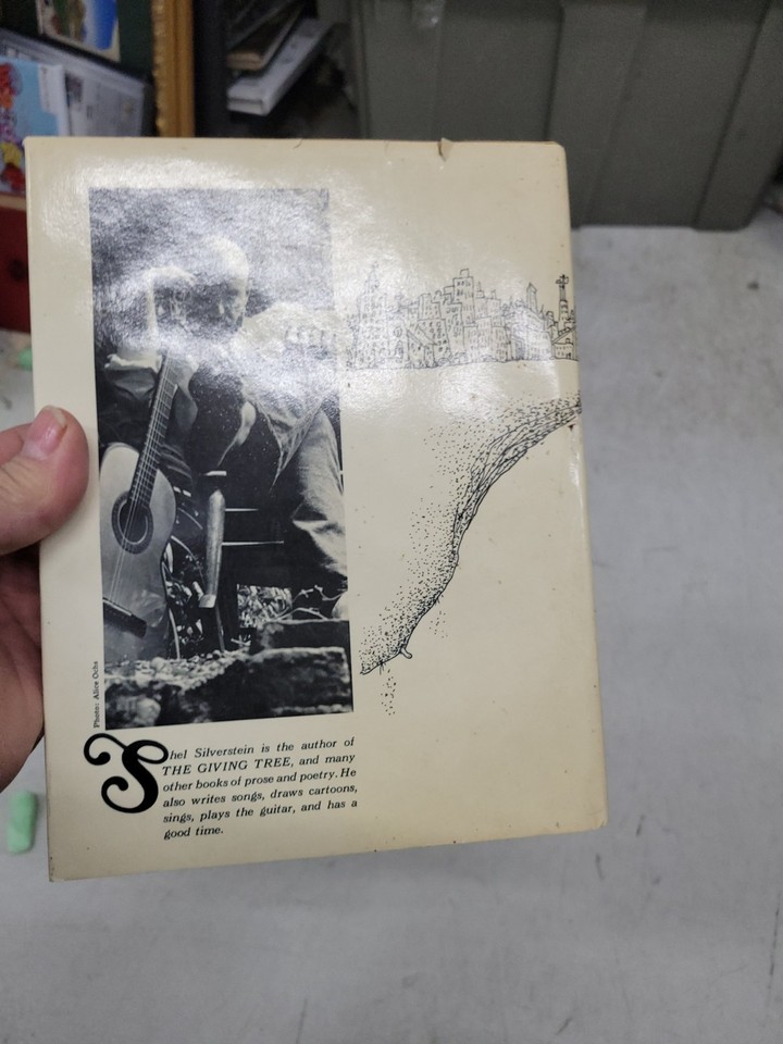 Shel Silverstein ~ WHERE THE SIDEWALK ENDS 1974 1st ED w/ DJ Giving ...
