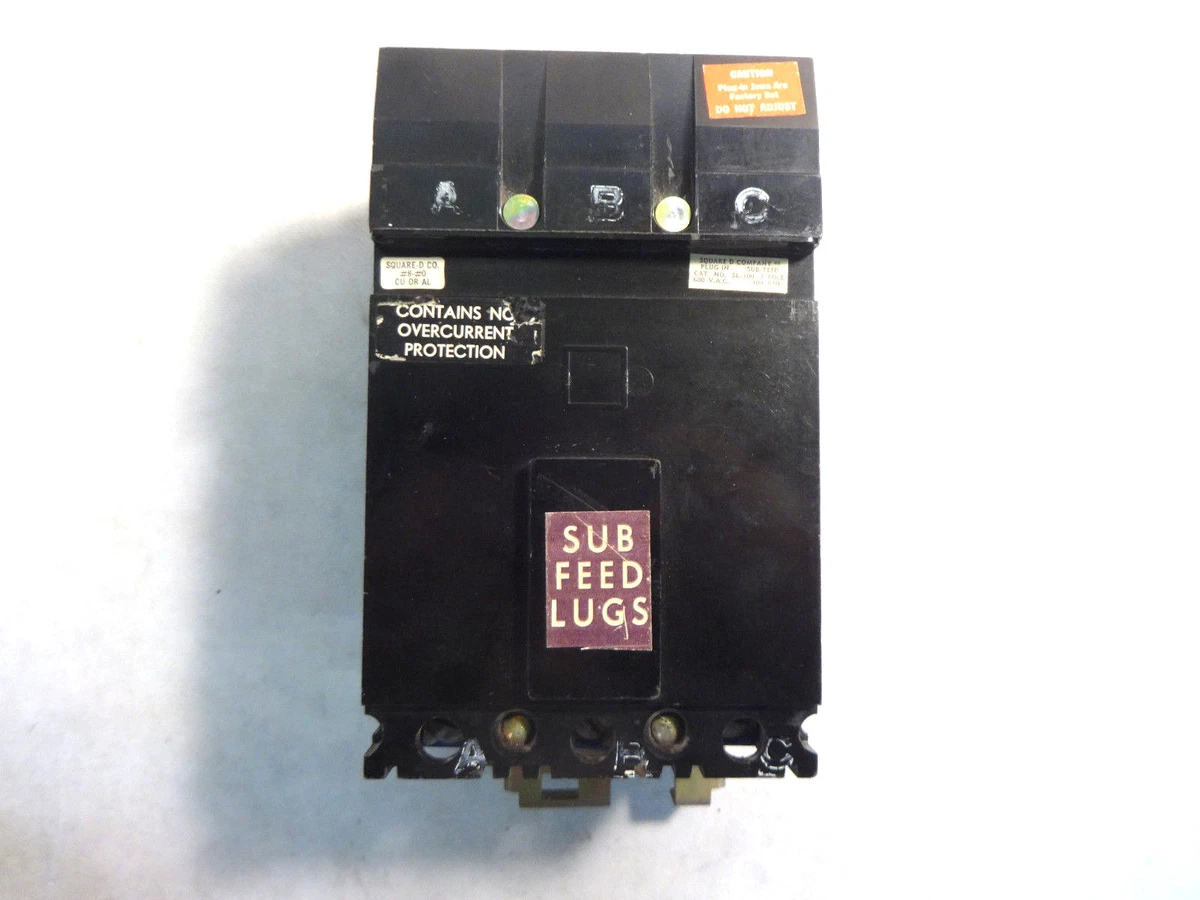 Square D I-Line SL100 100A Sub Feed Lug For Breaker Panel, 56% OFF